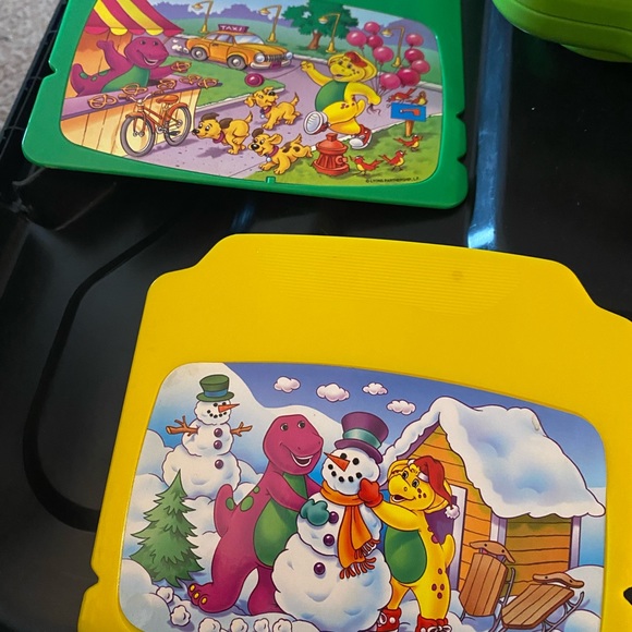 Mattel | Toys | Barneys Carry And Go Laptop Computer With Cards | Poshmark